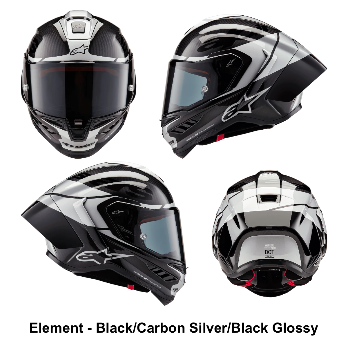 Supertech R10 Element Helmet by Alpinestars (ASTARS-R10-ELEMENT-Helmet)